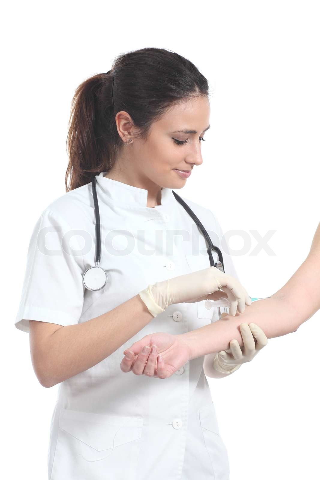 Nurse Giving Shot