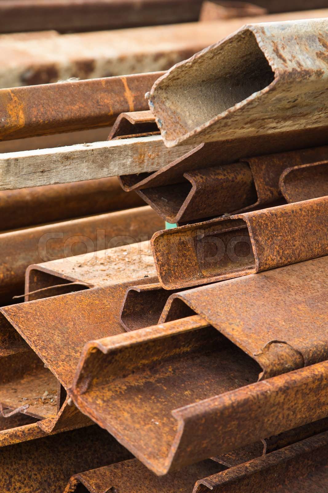 Steel rod | Stock image | Colourbox