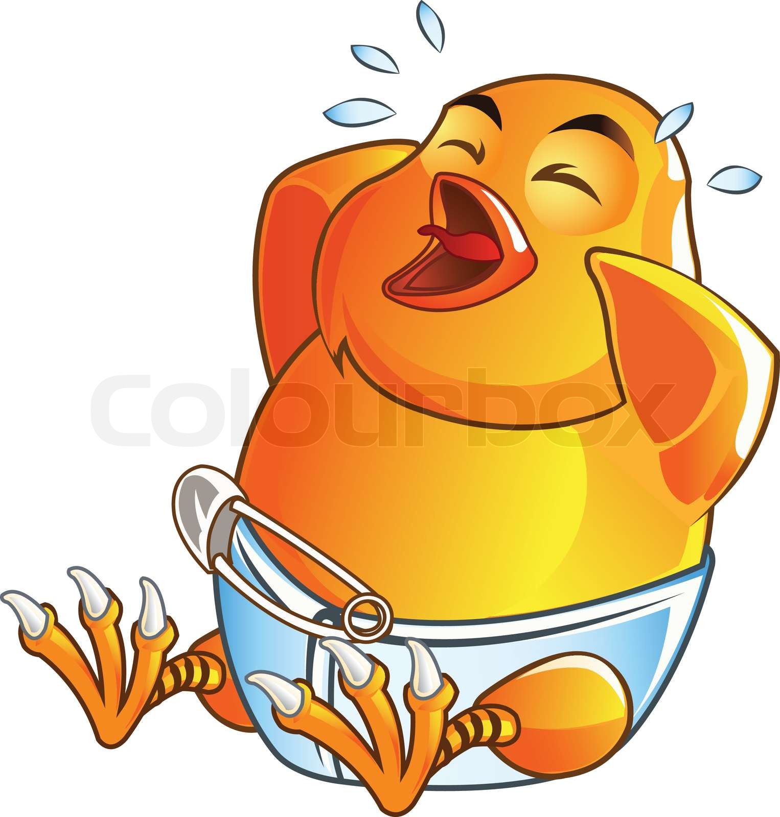 Baby Chicken Crying | Stock vector | Colourbox