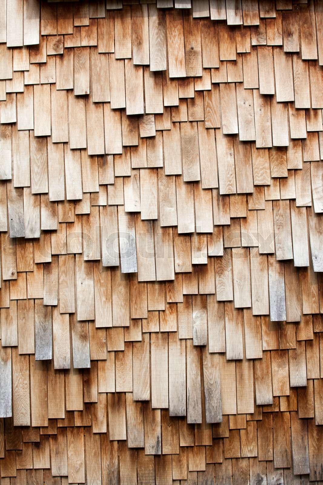 Wooden shingles texture | Stock image | Colourbox