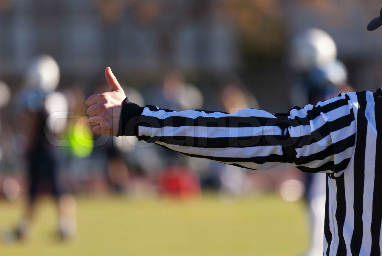 Football referee | Stock image | Colourbox