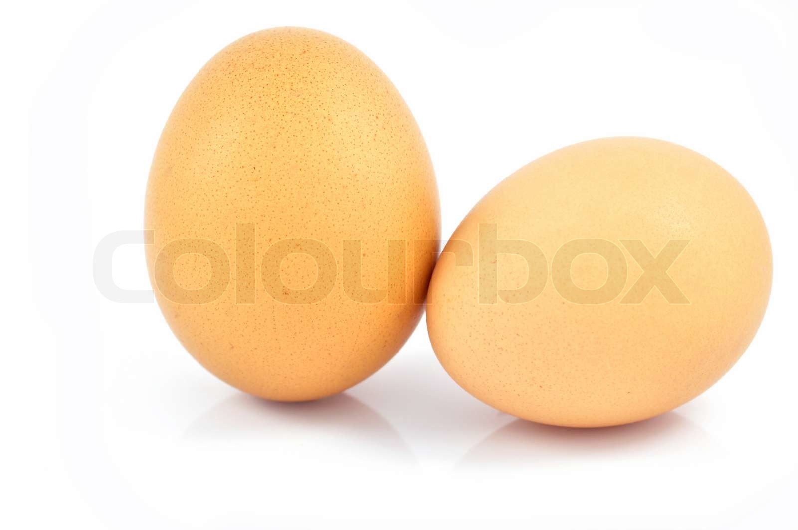 zwei Eier | Stock Bild | Colourbox