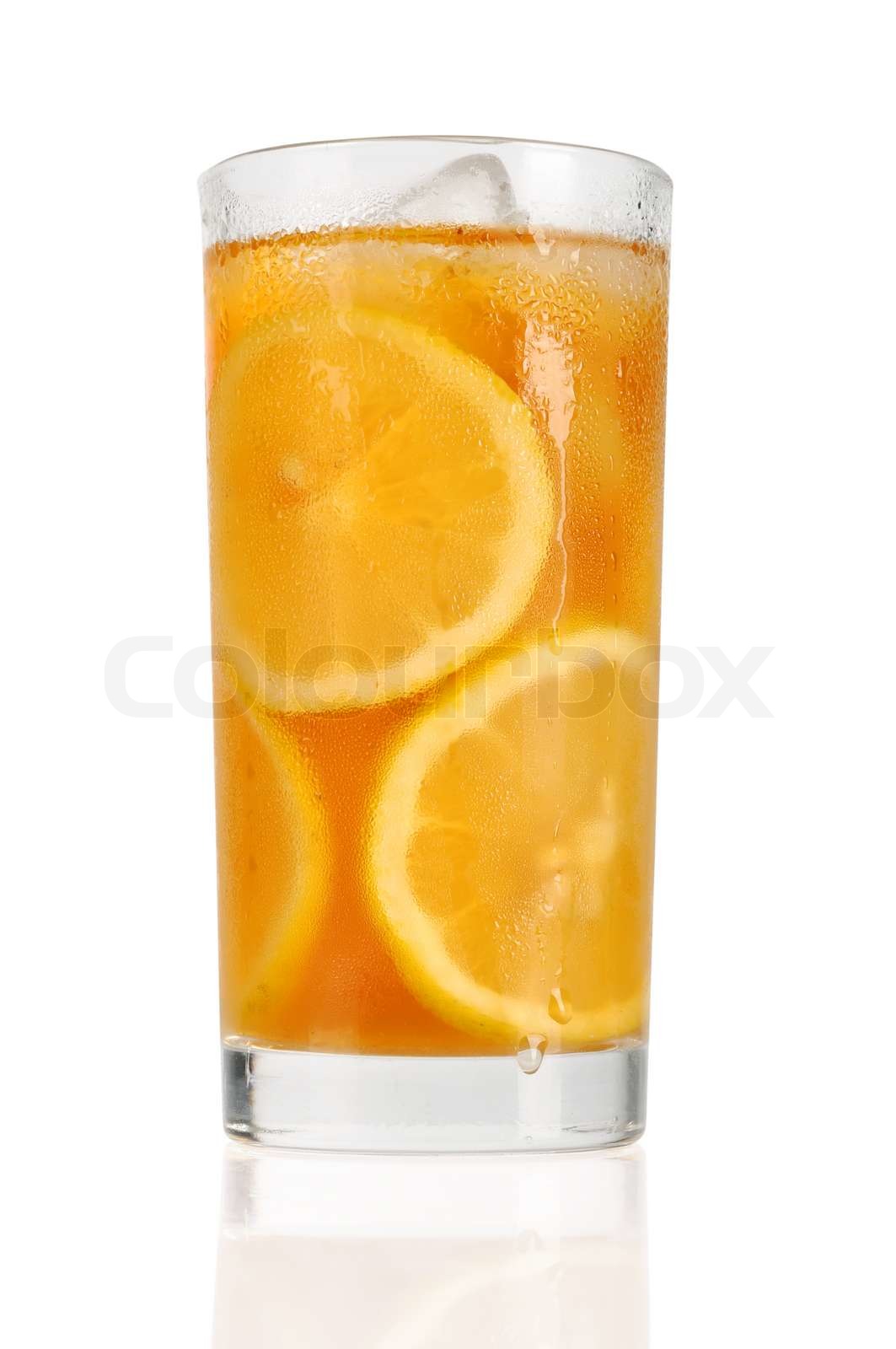 glass of ice tea | Stock image | Colourbox