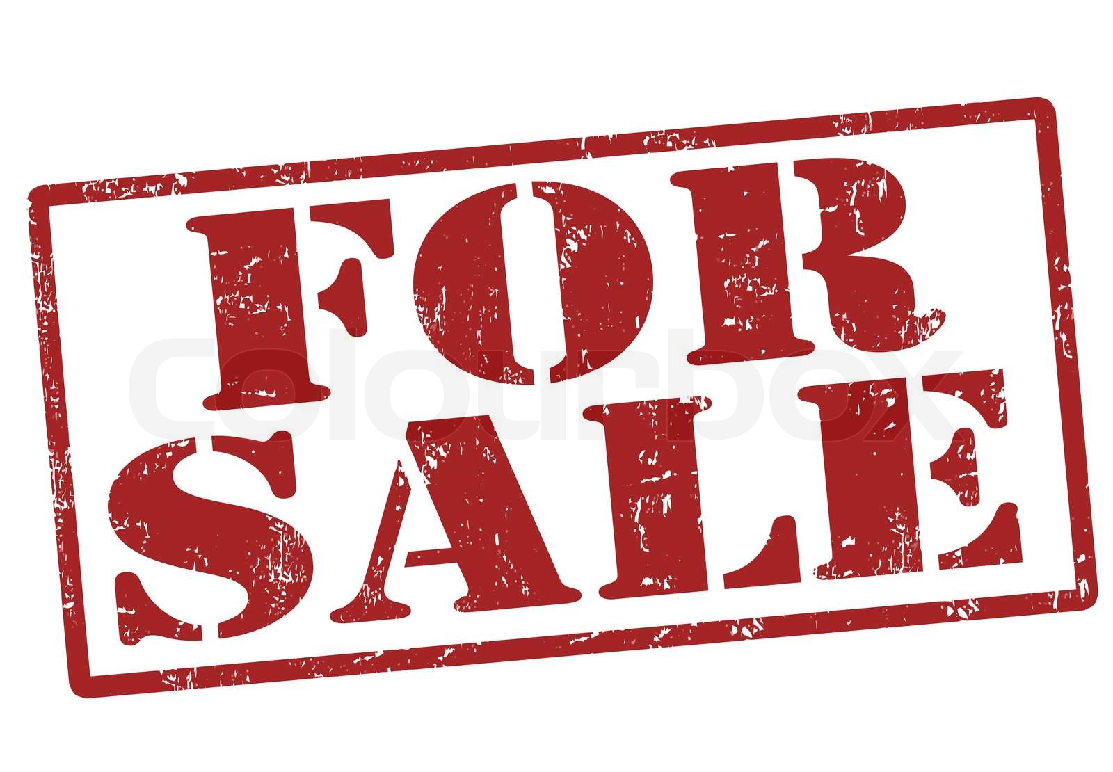 For sale stamp | Stock vector | Colourbox