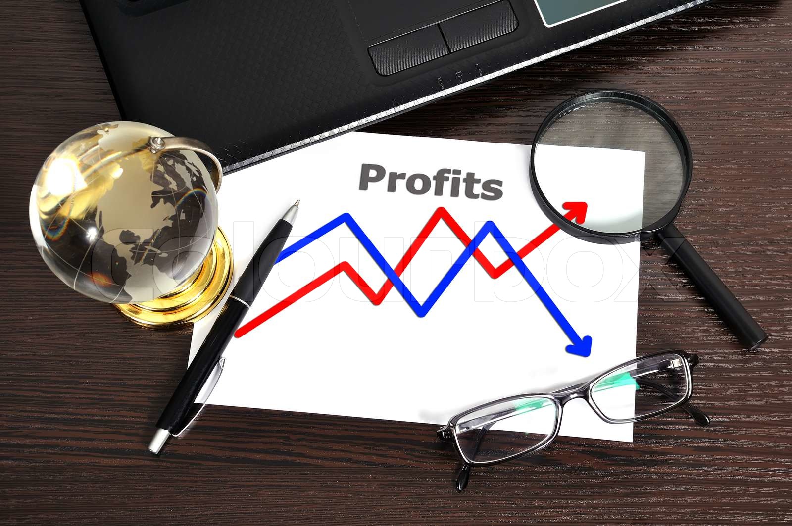 chart on paper | Stock image | Colourbox