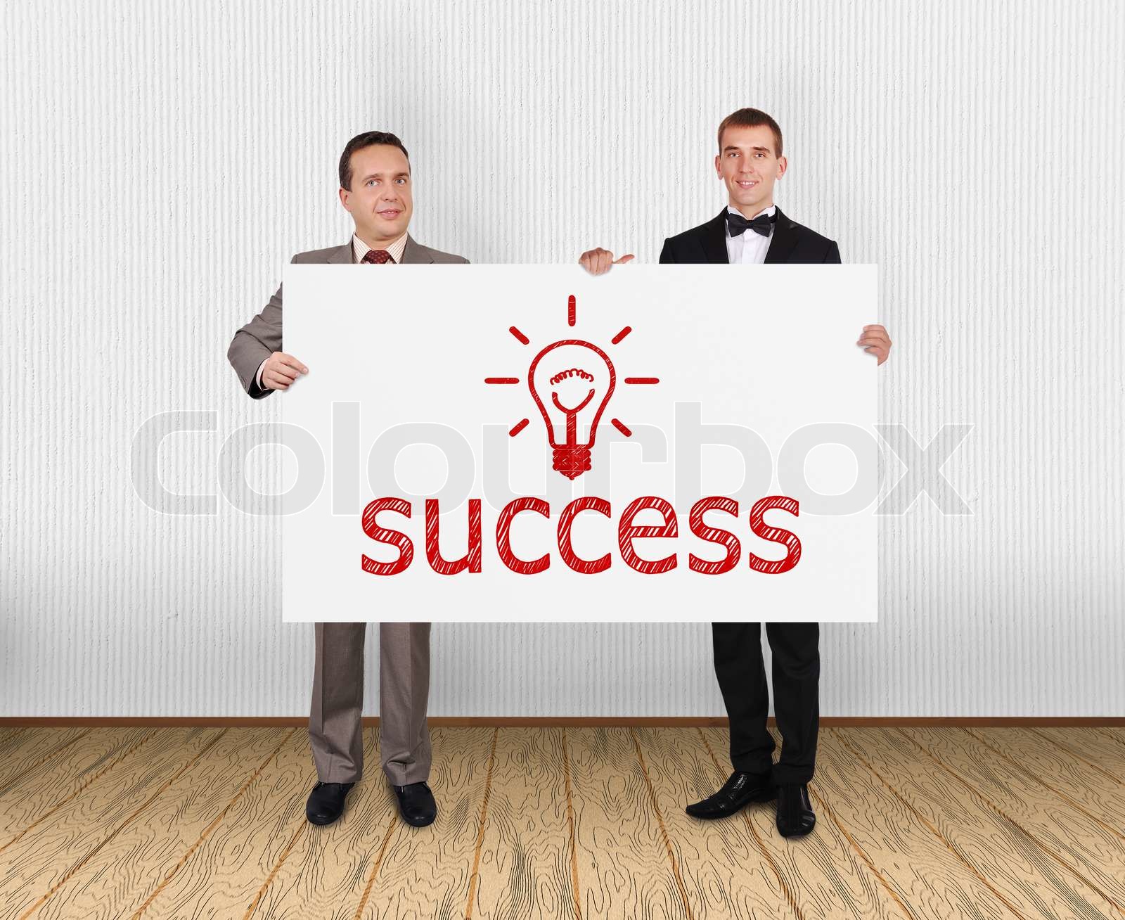 Plakat mit Erfolg | Stock Bild | Colourbox