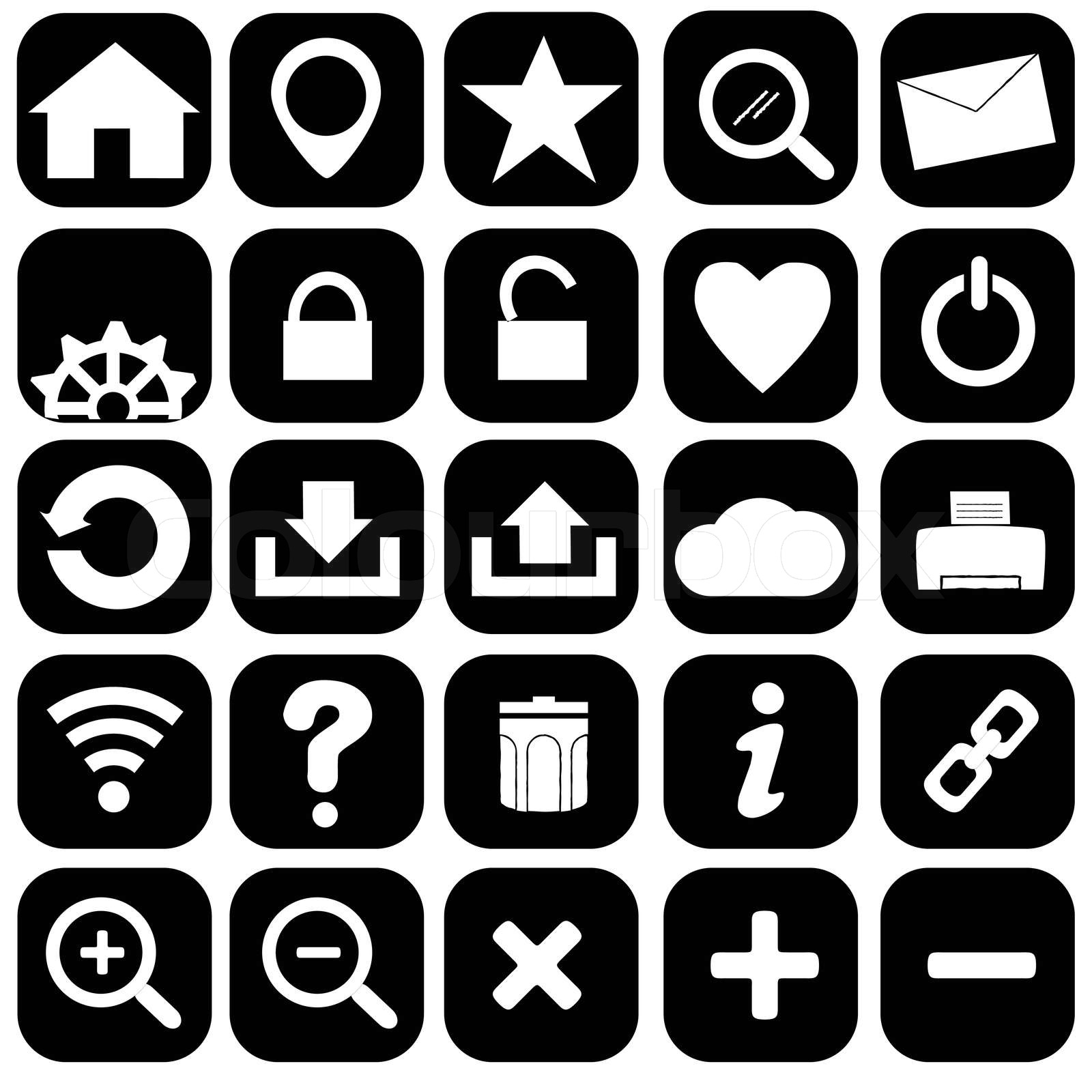 icons set | Stock vector | Colourbox
