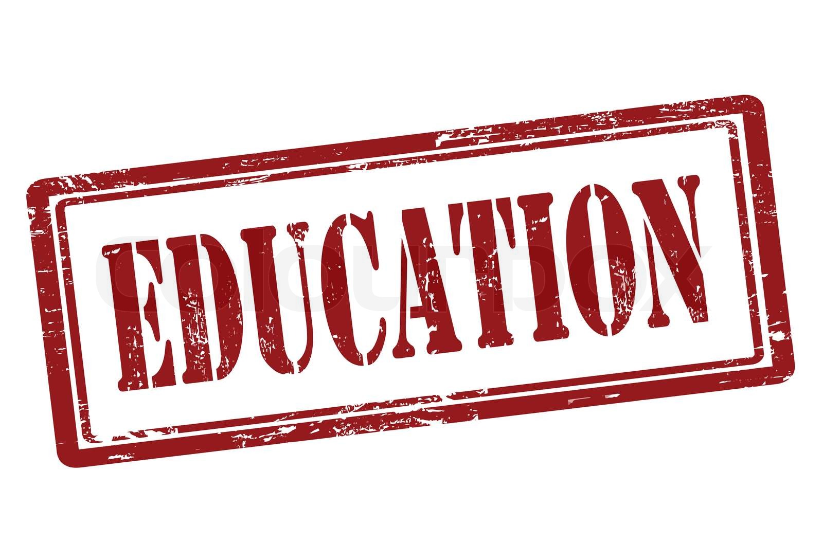 Education stamp | Stock vector | Colourbox