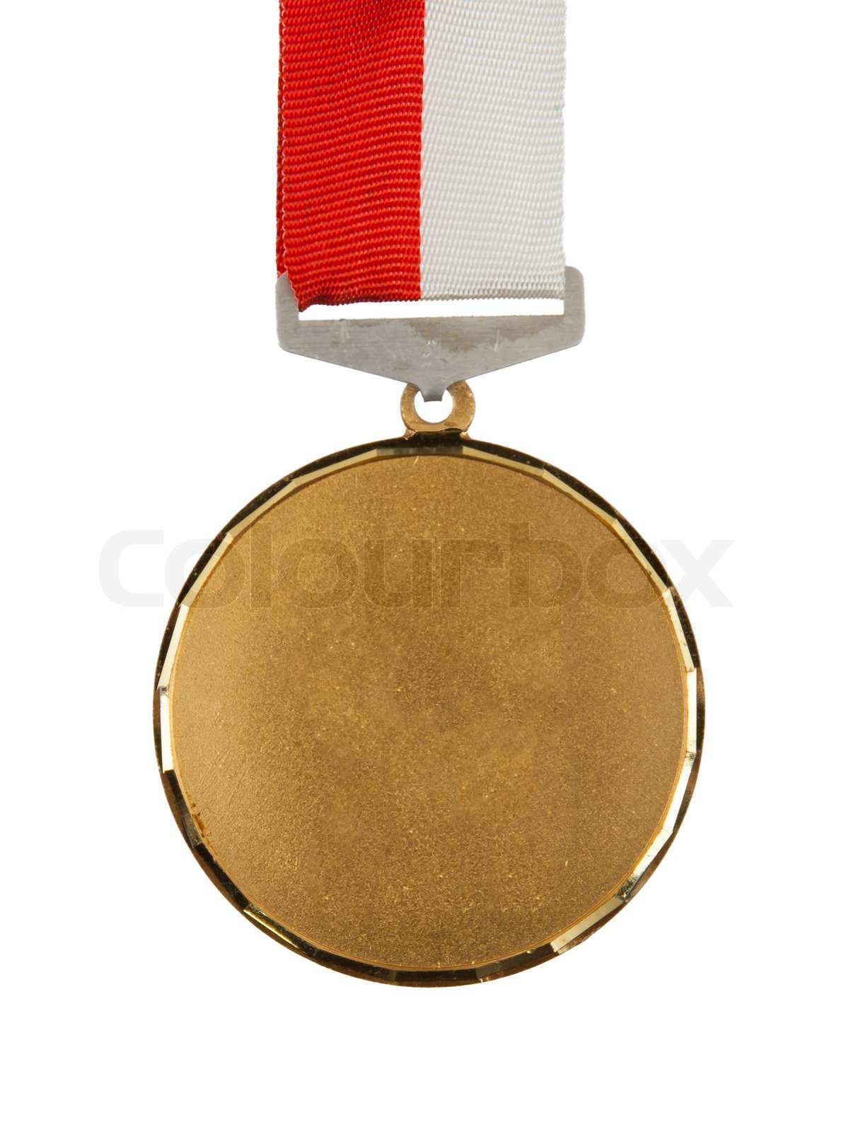 Old medal isolated | Stock image | Colourbox