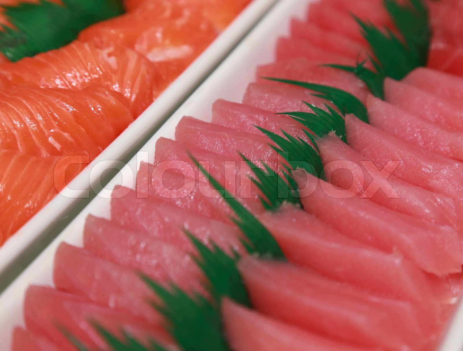 fresh raw sashimi | Stock image | Colourbox