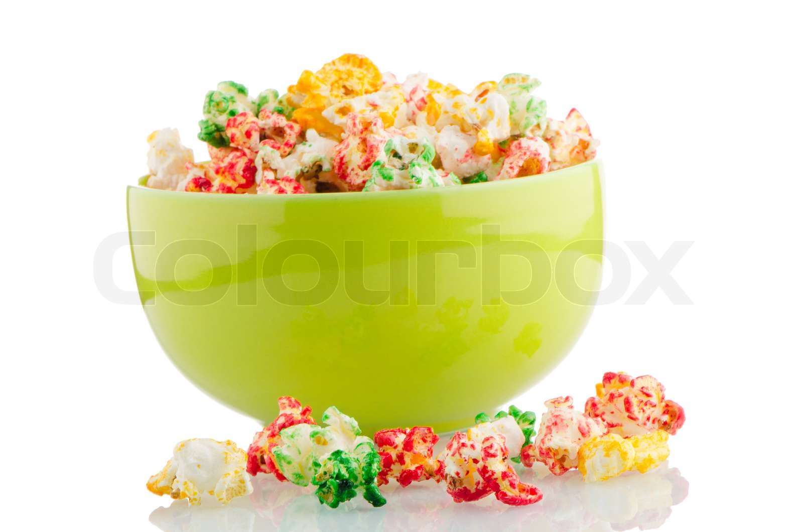 Skål popcorn | Stock foto | Colourbox