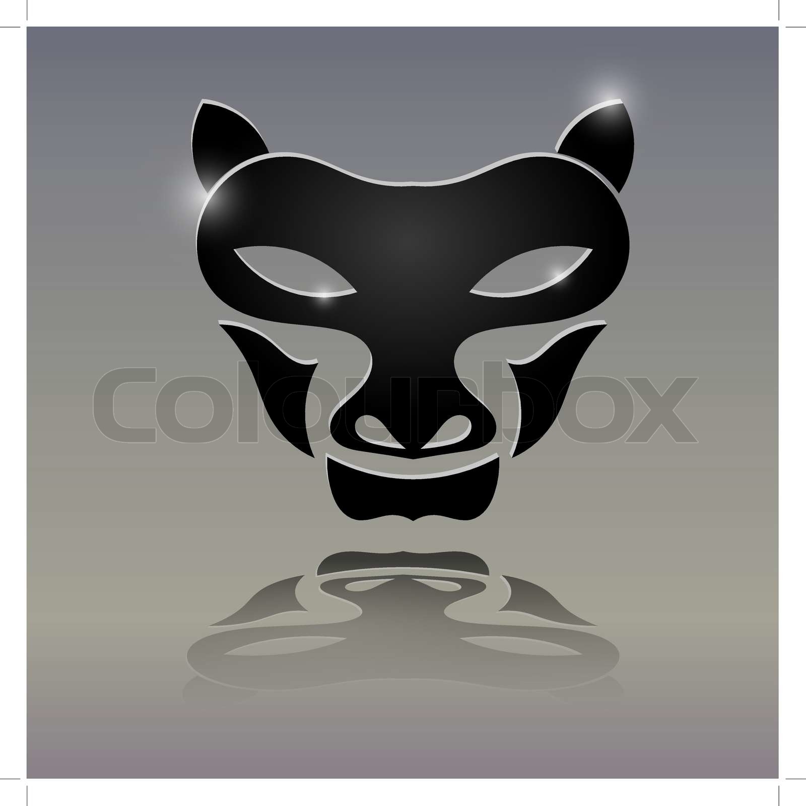 Tattoos in the form of a wolf's head | Stock vector | Colourbox