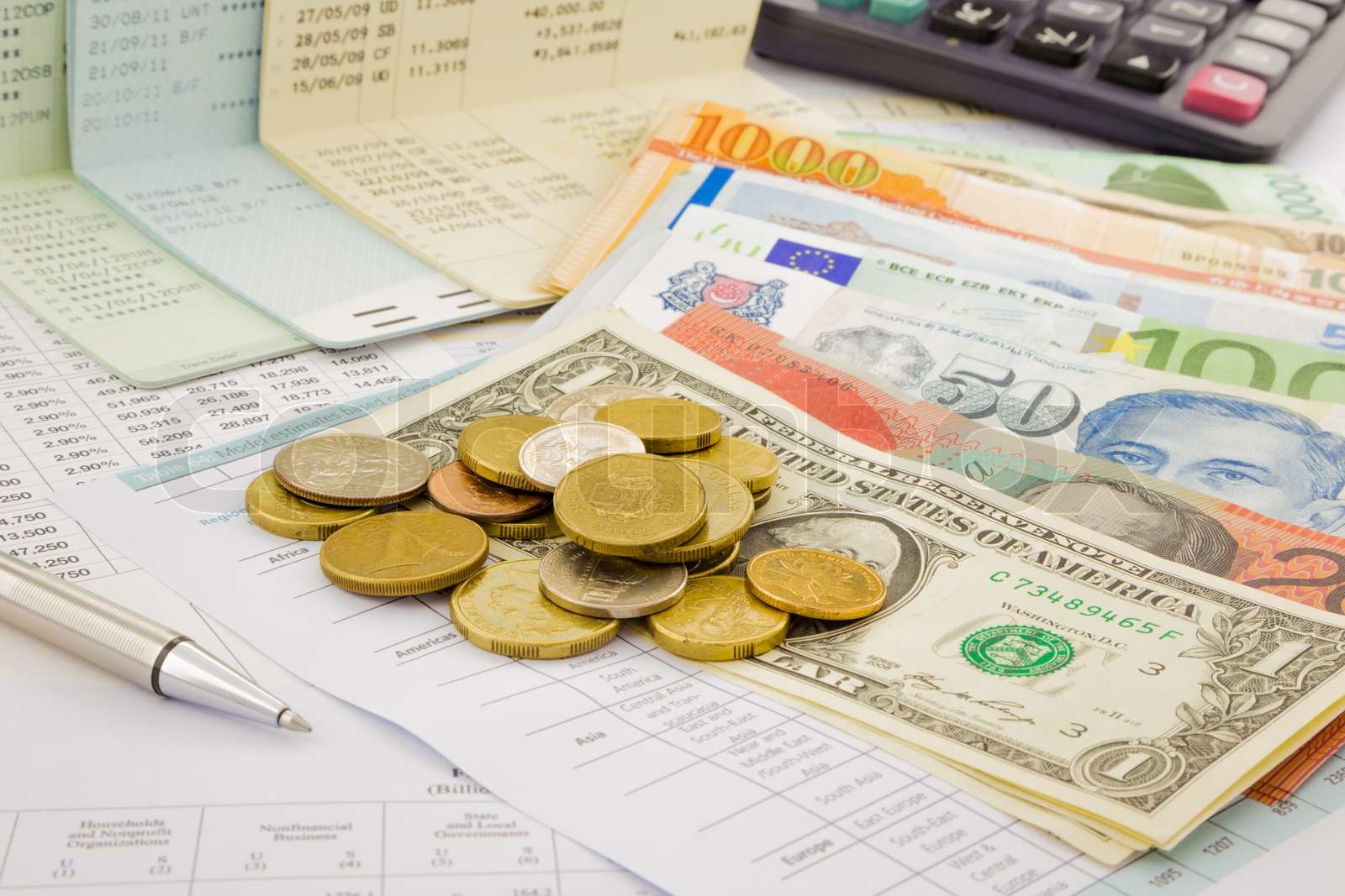 money of world | Stock image | Colourbox