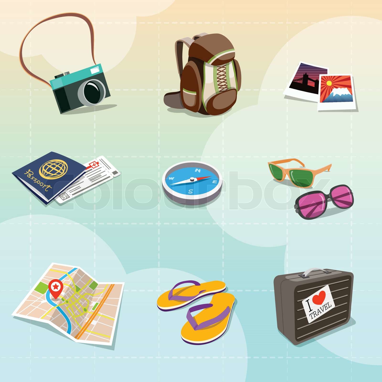 Travel Clip art | Stock vector | Colourbox