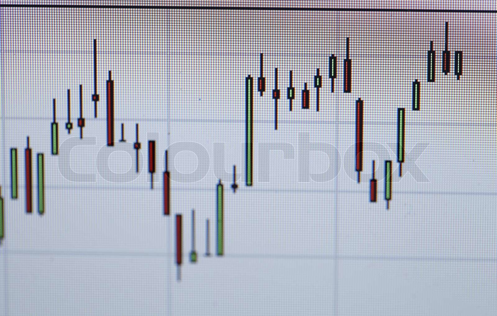 Grafik auf einem Computer | Stock Bild | Colourbox