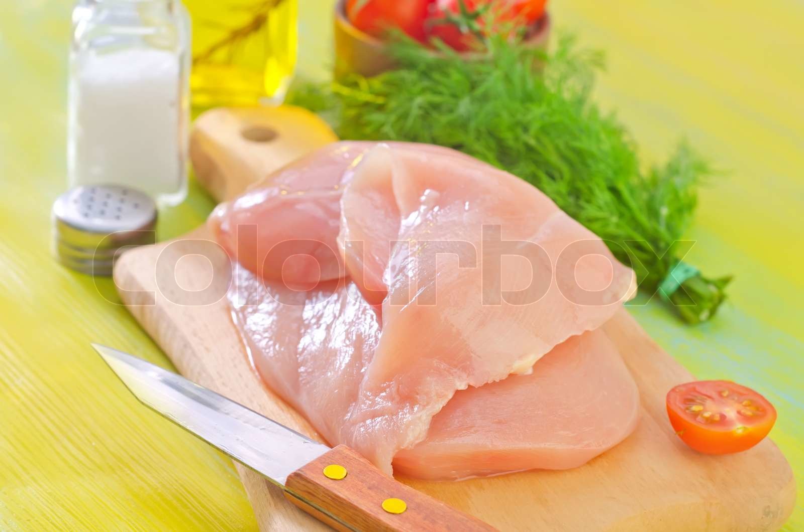 chicken fillet | Stock image | Colourbox