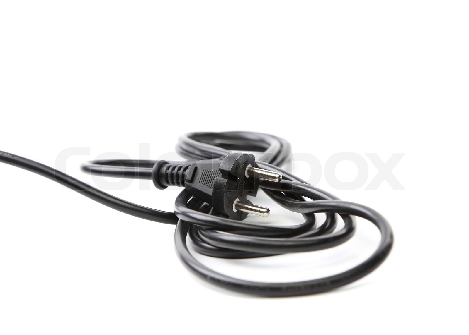 Plug of power supply "230V" | Stock image | Colourbox