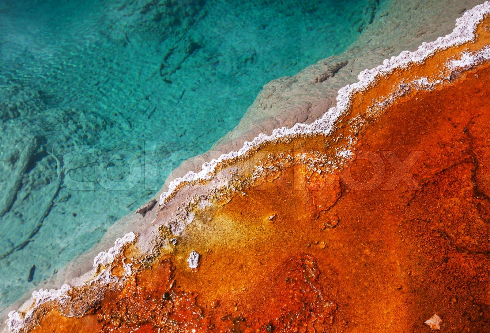 Yellowstone texture | Stock image | Colourbox