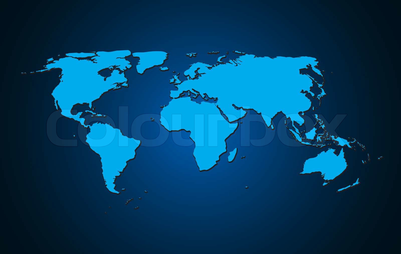 Welt Karte Hintergrund Vektor-Illustration | Stock-Vektor | Colourbox