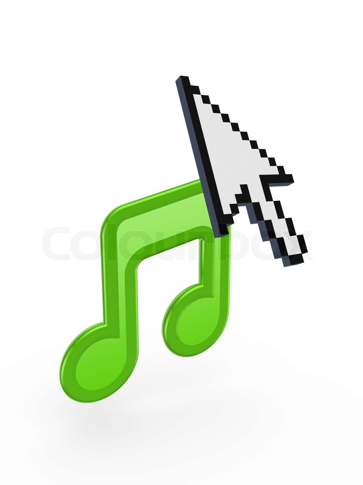 Cursor und Icon der Anmerkung | Stock Bild | Colourbox