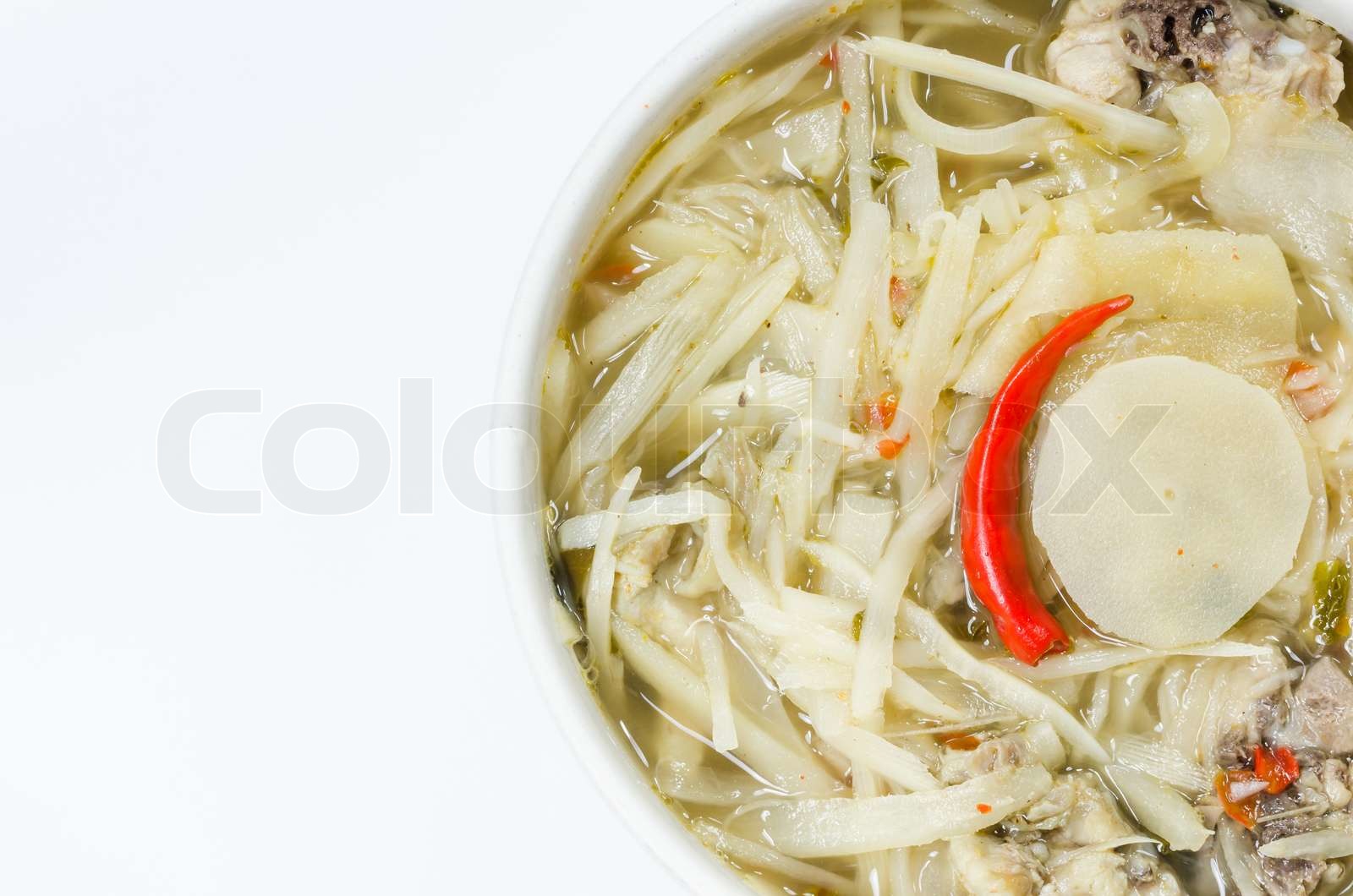 Curry bamboo shoots | Stock image | Colourbox