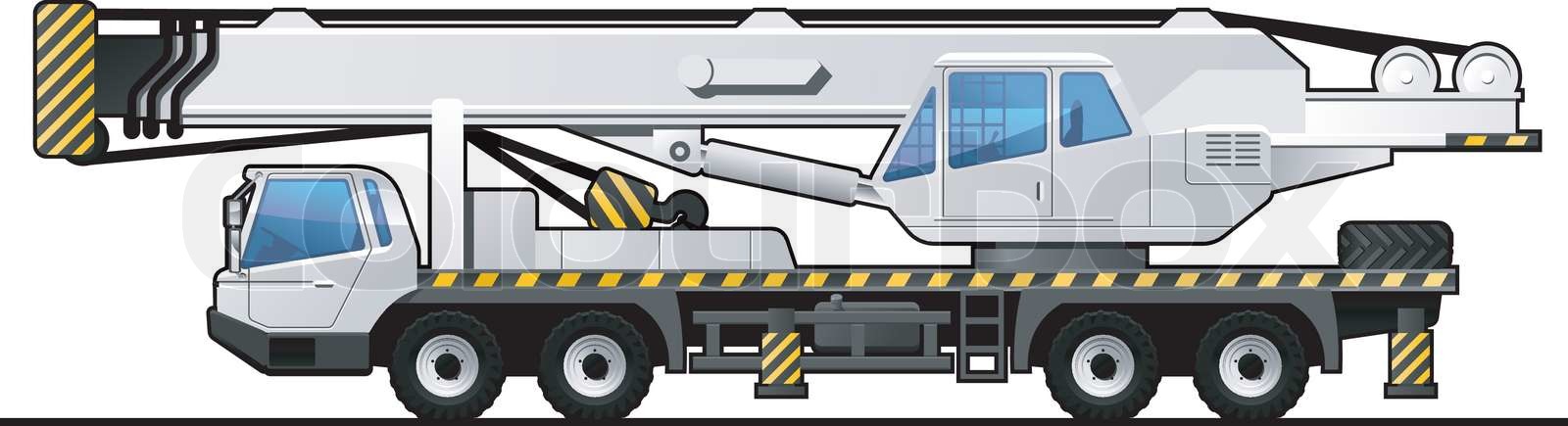 grúa, vector, productos | Vector de archivo | Colourbox