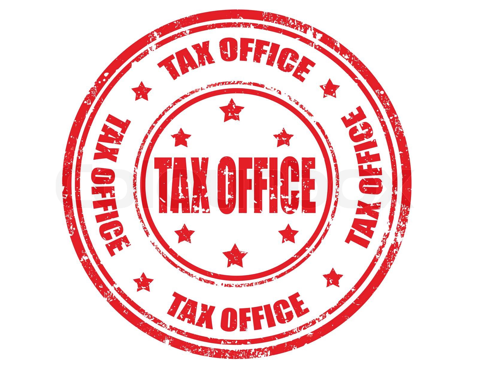 Tax office-stamp | Stock vector | Colourbox