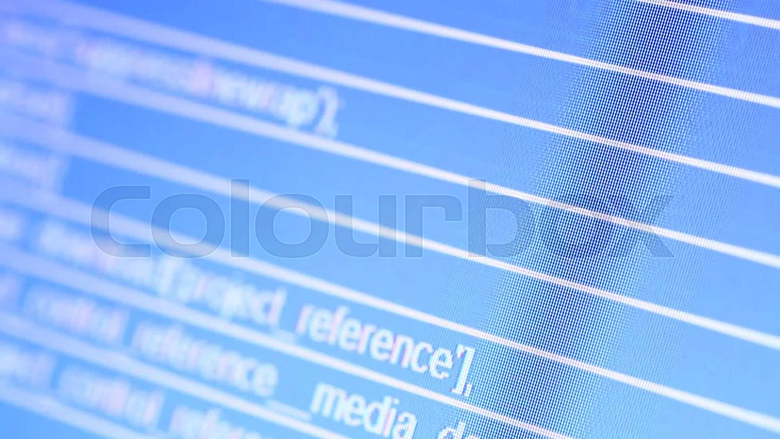 Html codes | Stock video | Colourbox