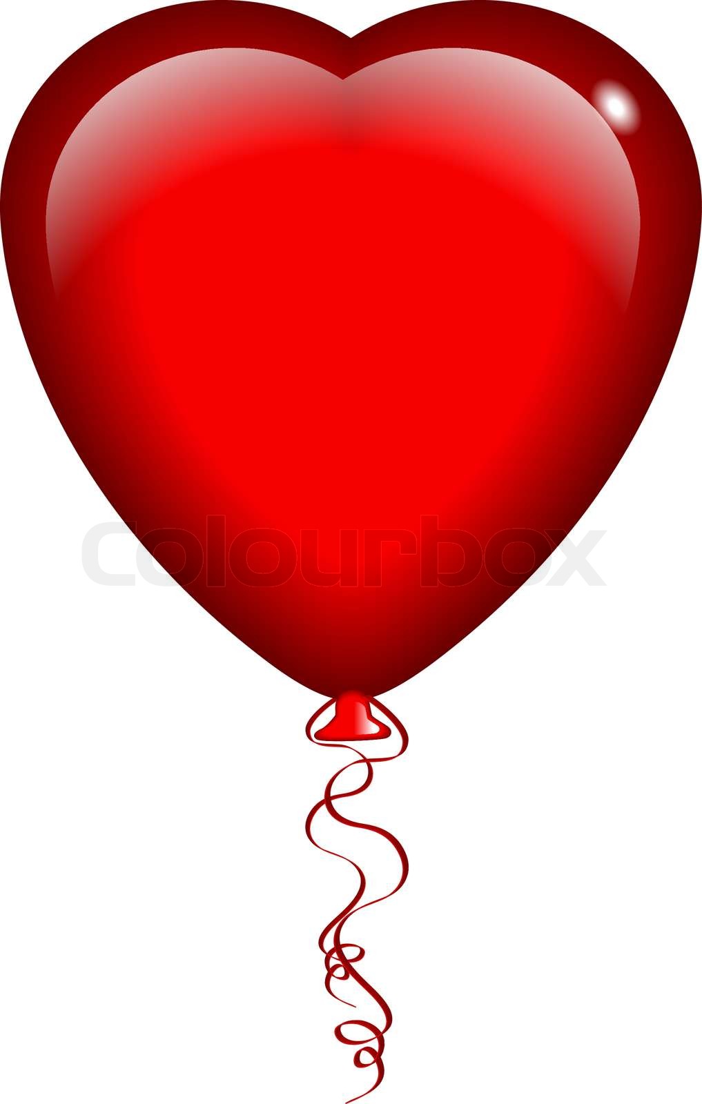 HEART BALLOON | Stock vector | Colourbox