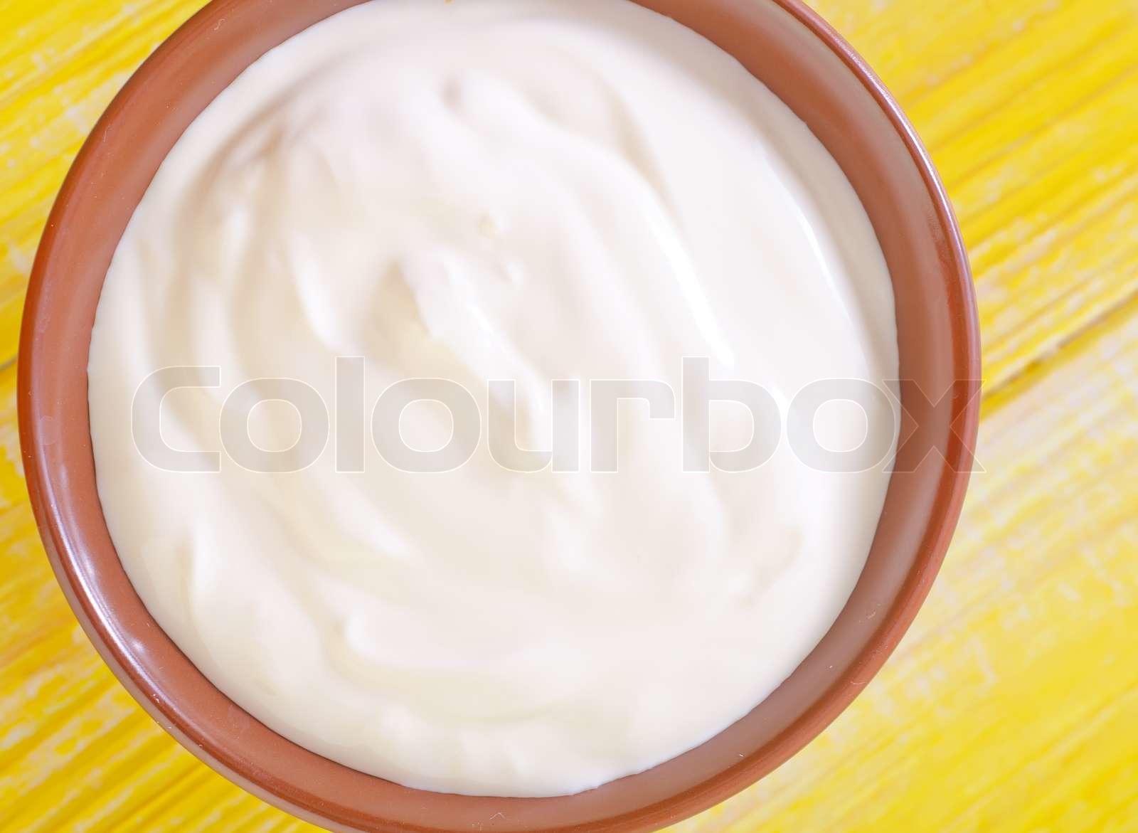 Sauerrahm | Stock Bild | Colourbox