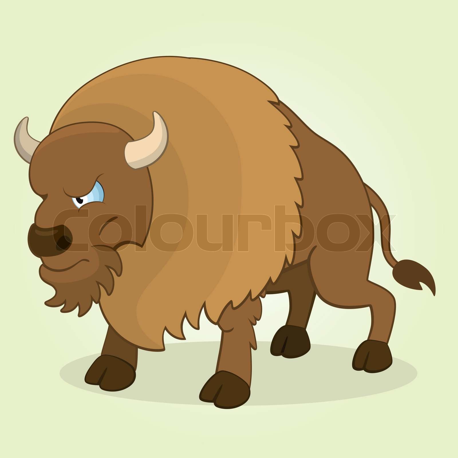 Bison | Stock vector | Colourbox