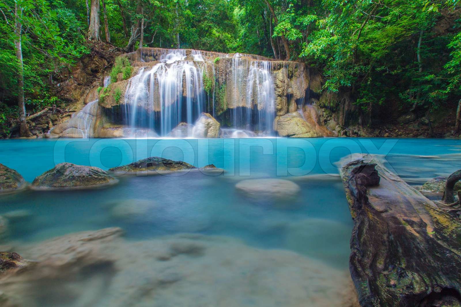 Erawan Waterfall | Stock foto | Colourbox