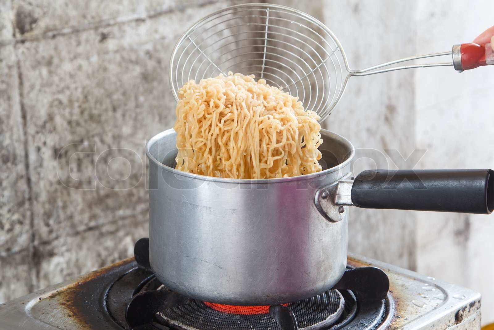 Boiled noodles | Stock image | Colourbox