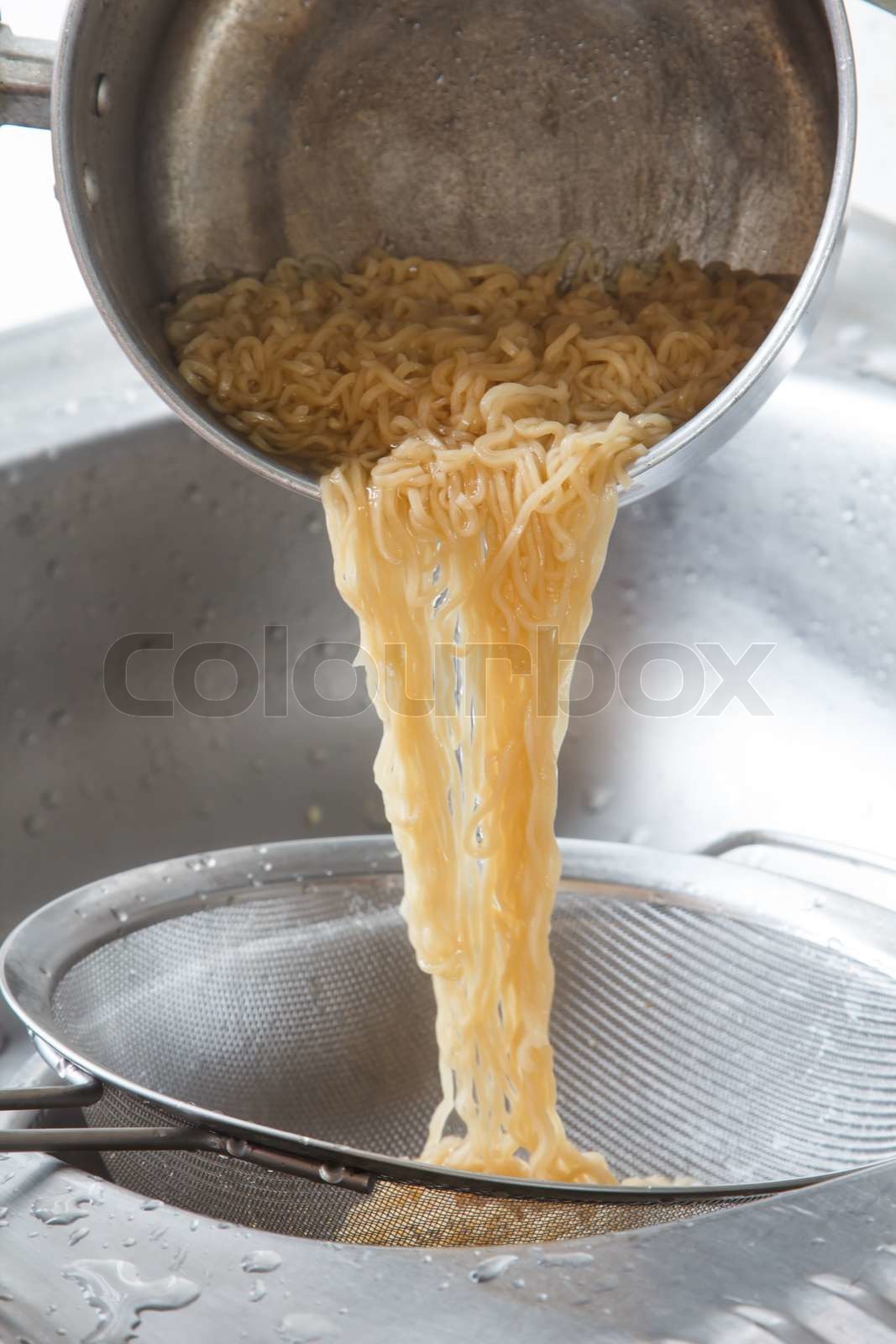 Boiled noodles | Stock image | Colourbox