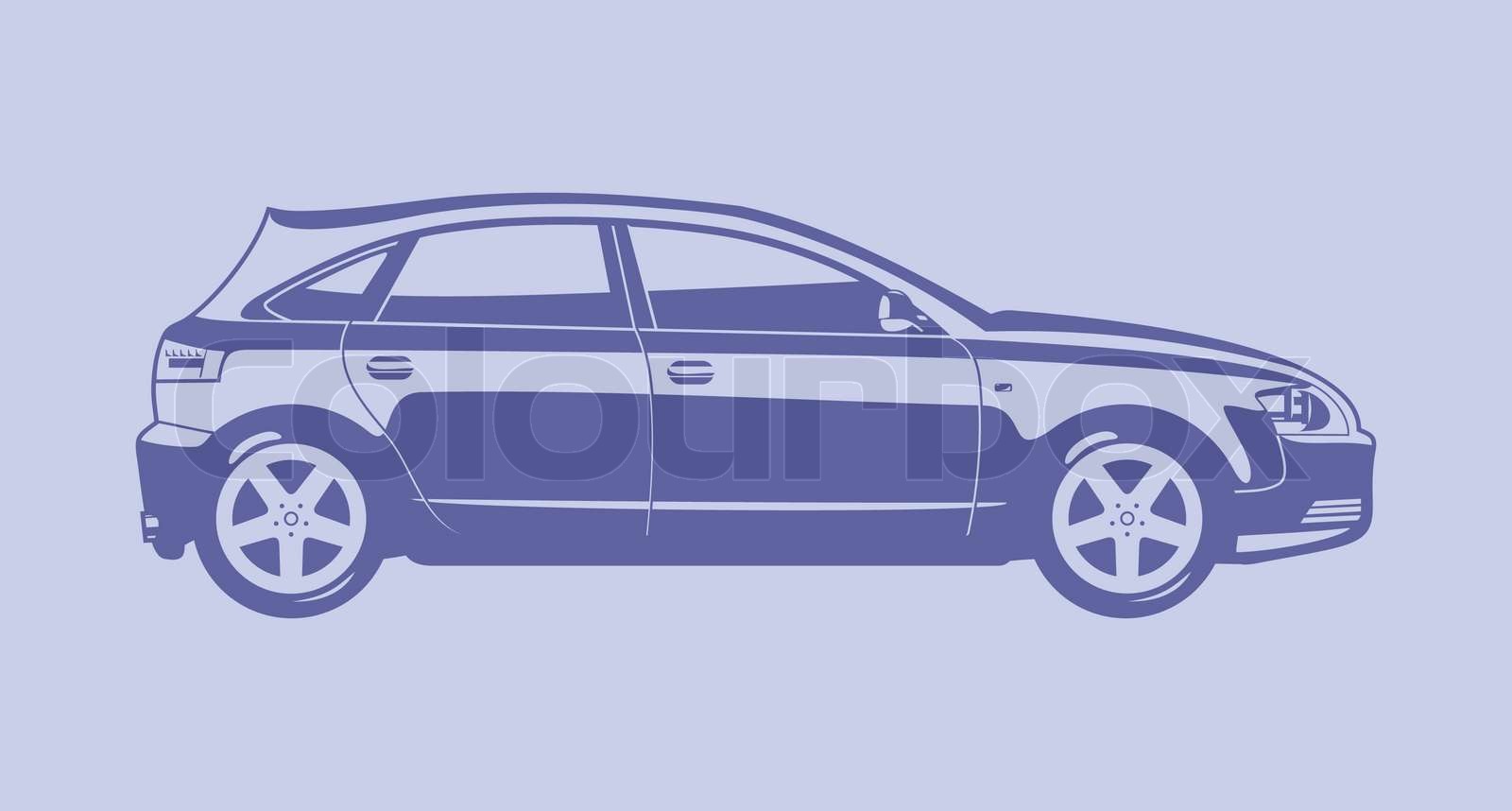 Hatchback | Stock vector | Colourbox