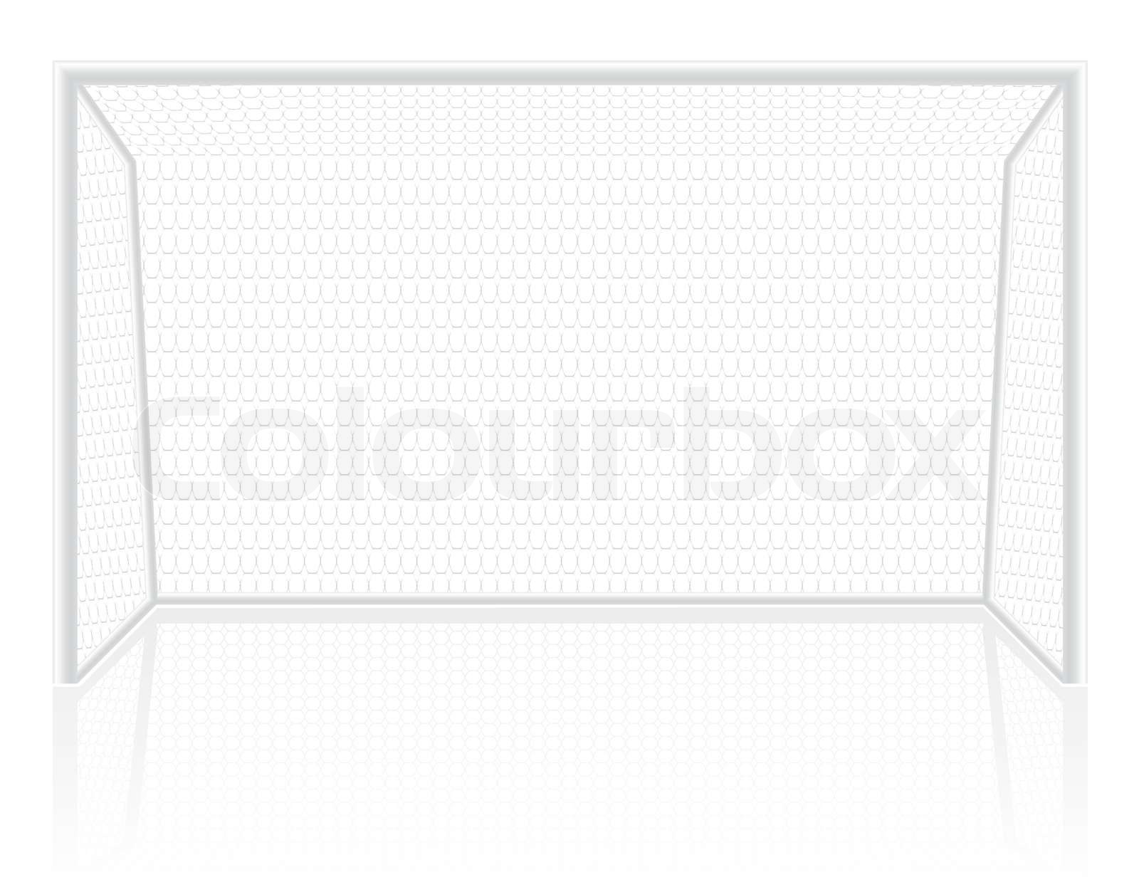 Fußball Fußball Tore Torwart Vektor-Illustration | Stock-Vektor | Colourbox