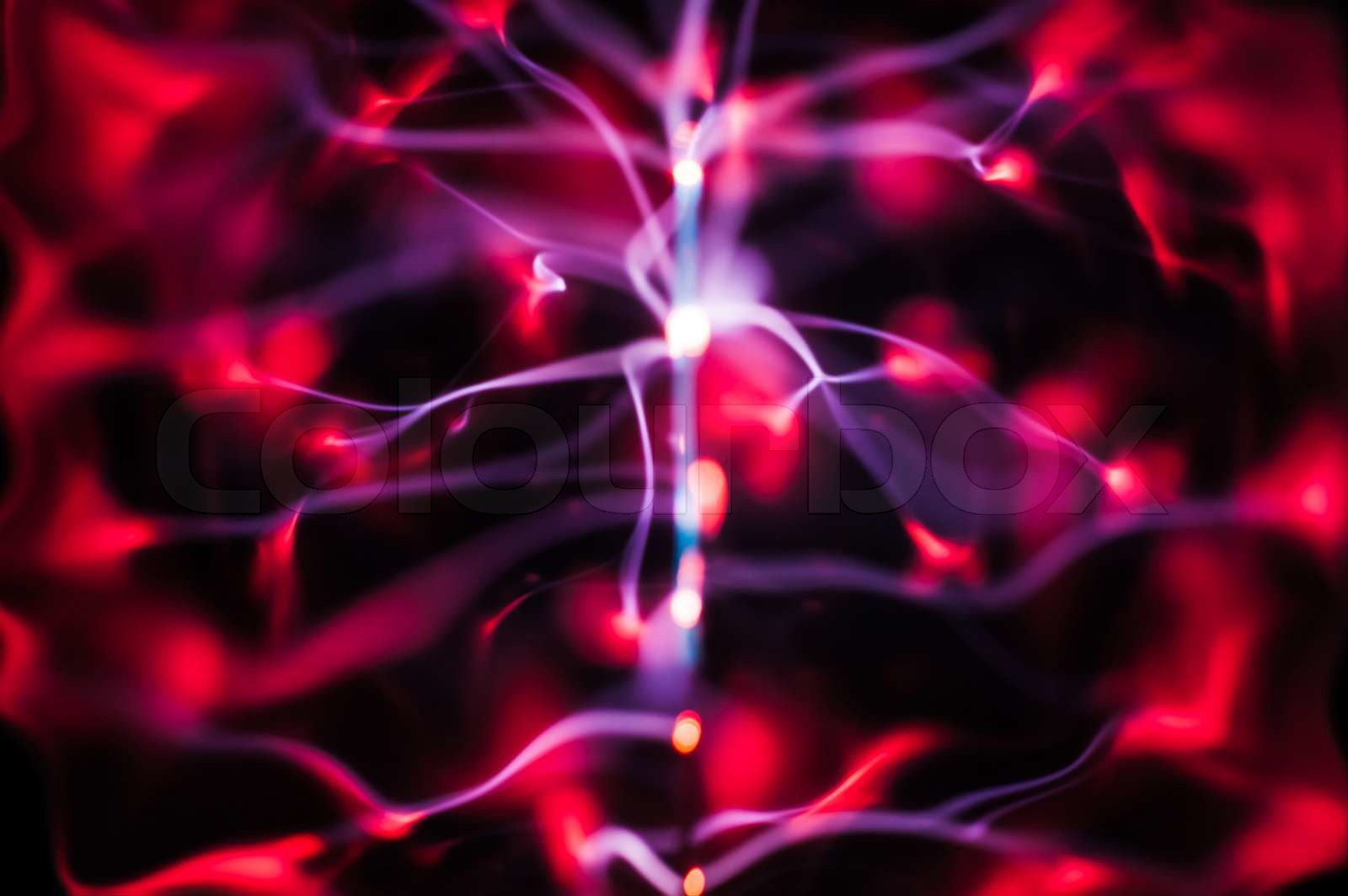 Plasma light: beams in the dark | Stock image | Colourbox