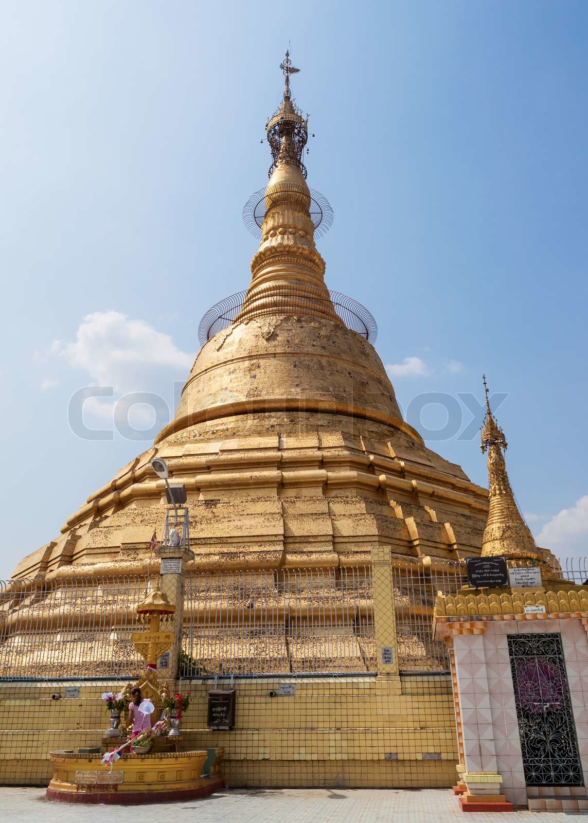 Botataung pagoda in Yangon, Burma Myanmar | Stock image | Colourbox