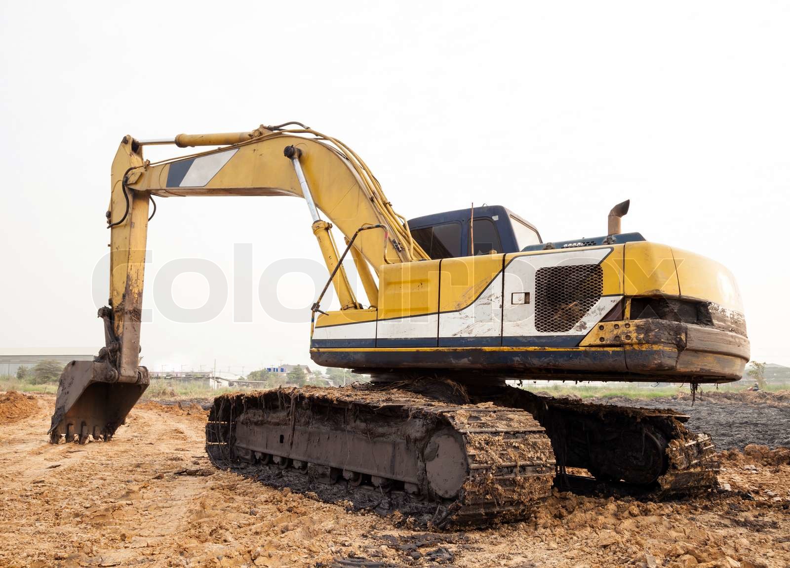 Excavator Loader | Stock image | Colourbox