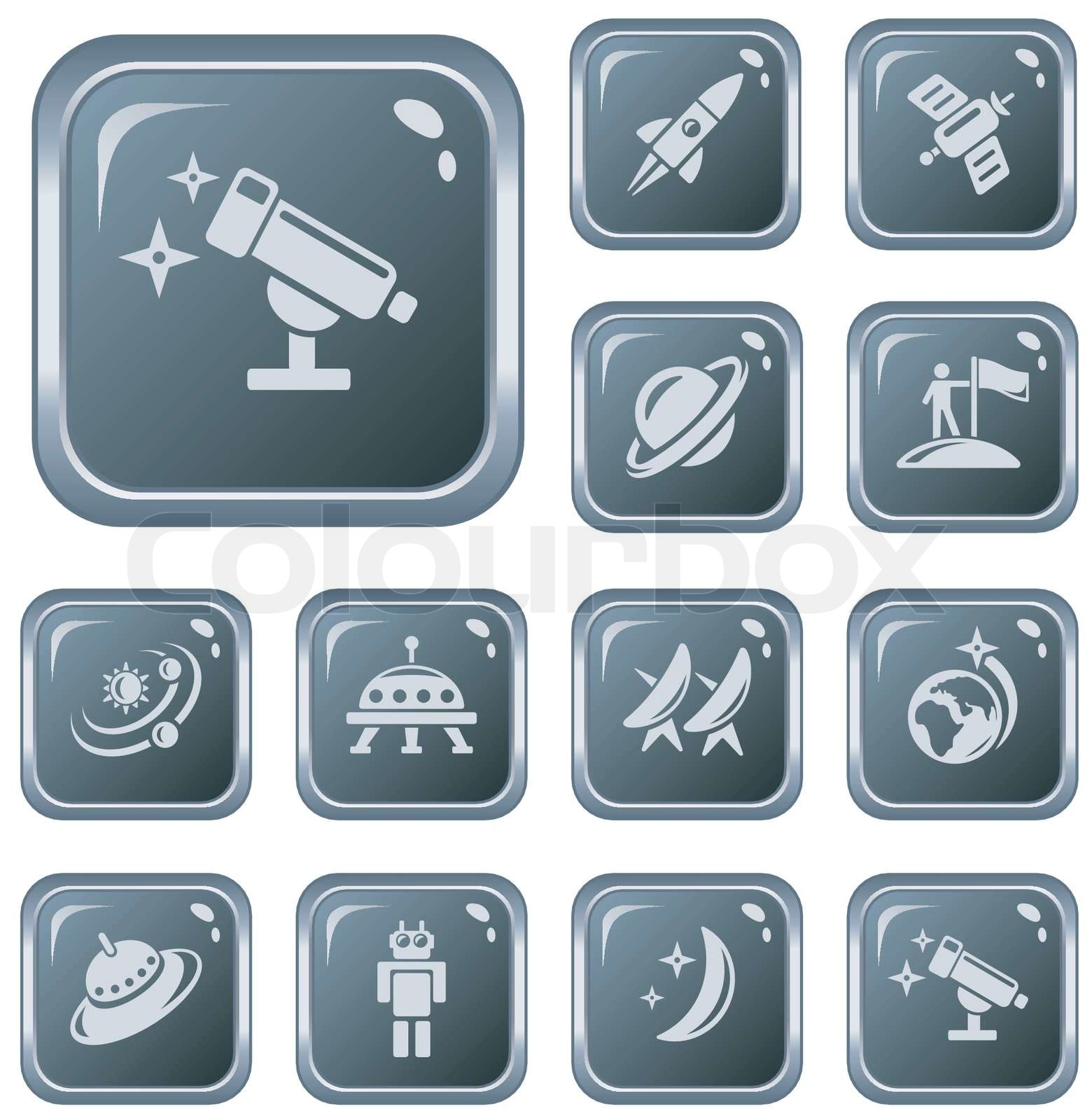 Space buttons | Stock vector | Colourbox