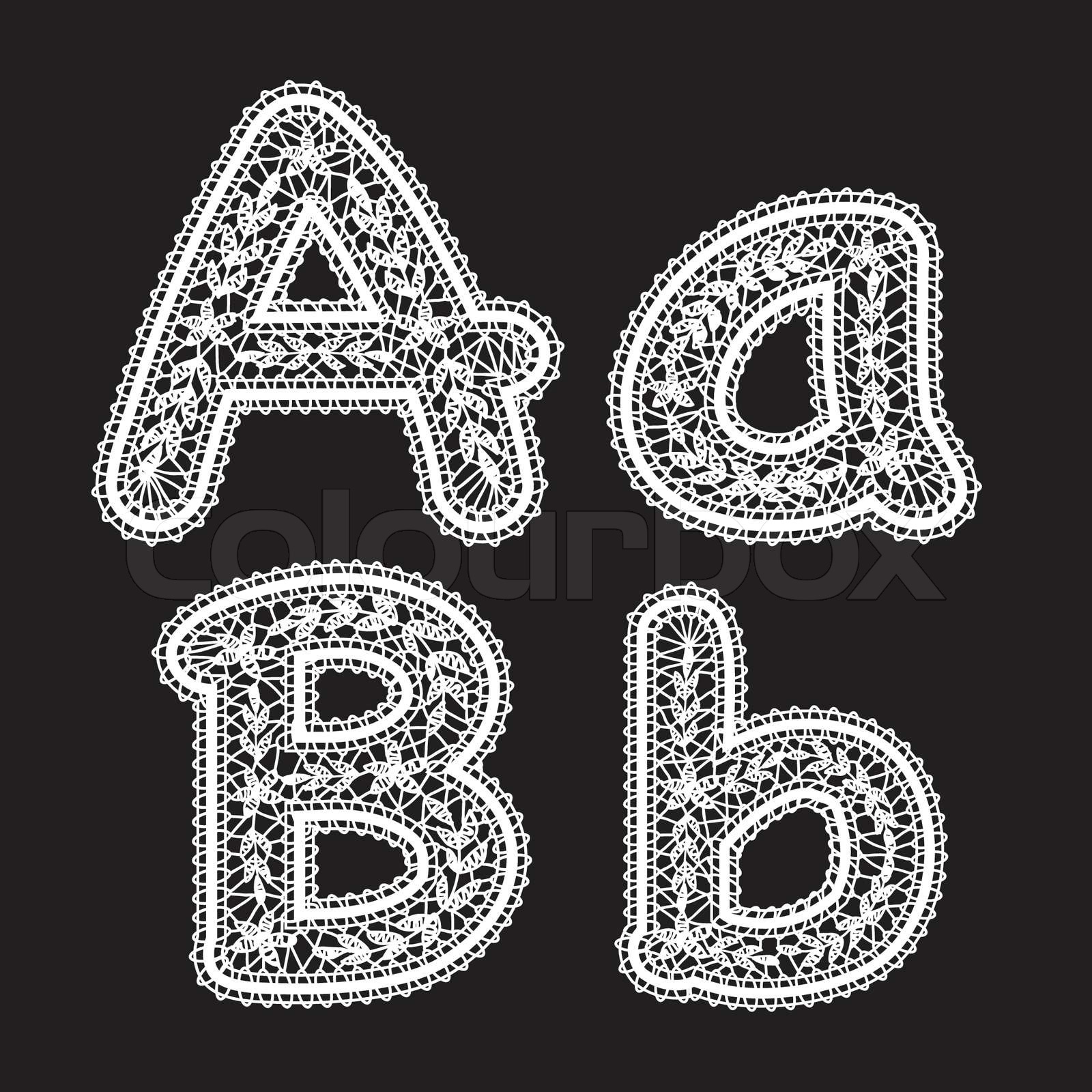 A,B | Stock vector | Colourbox