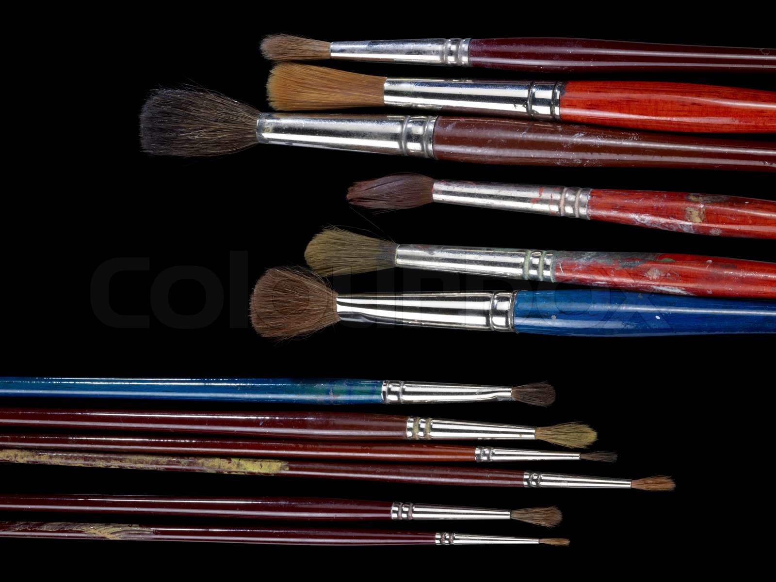 verwendeten Pinsel | Stock Bild | Colourbox