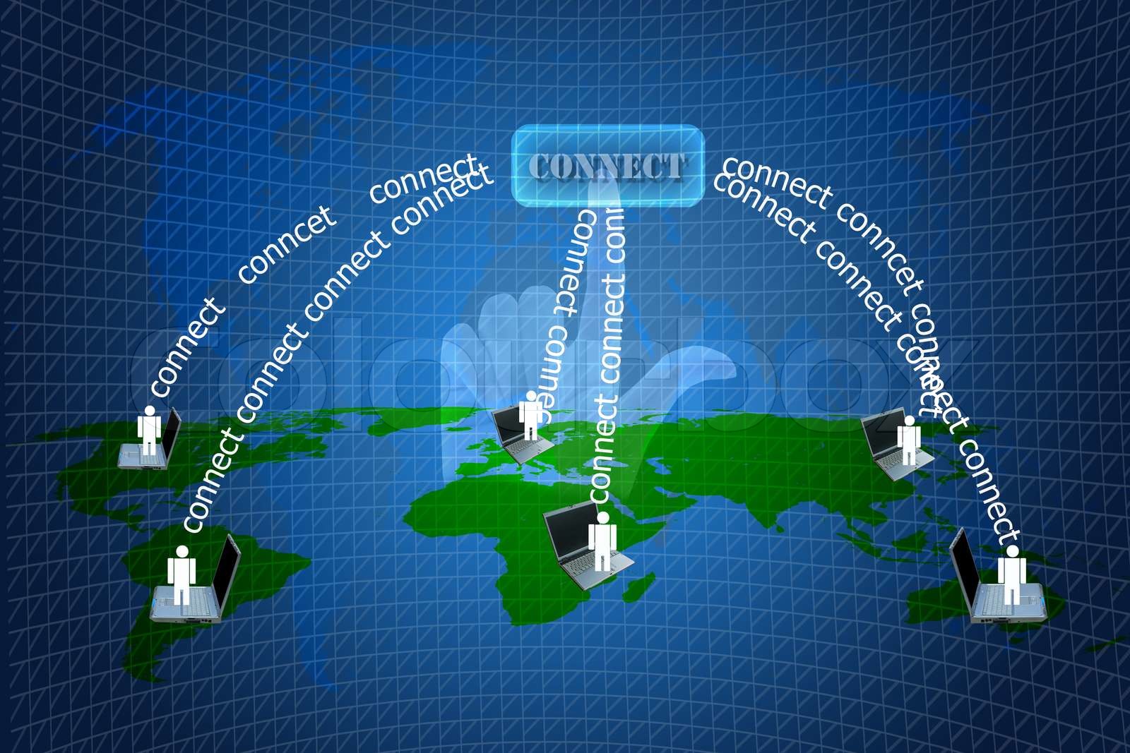 Social connect | Stock image | Colourbox