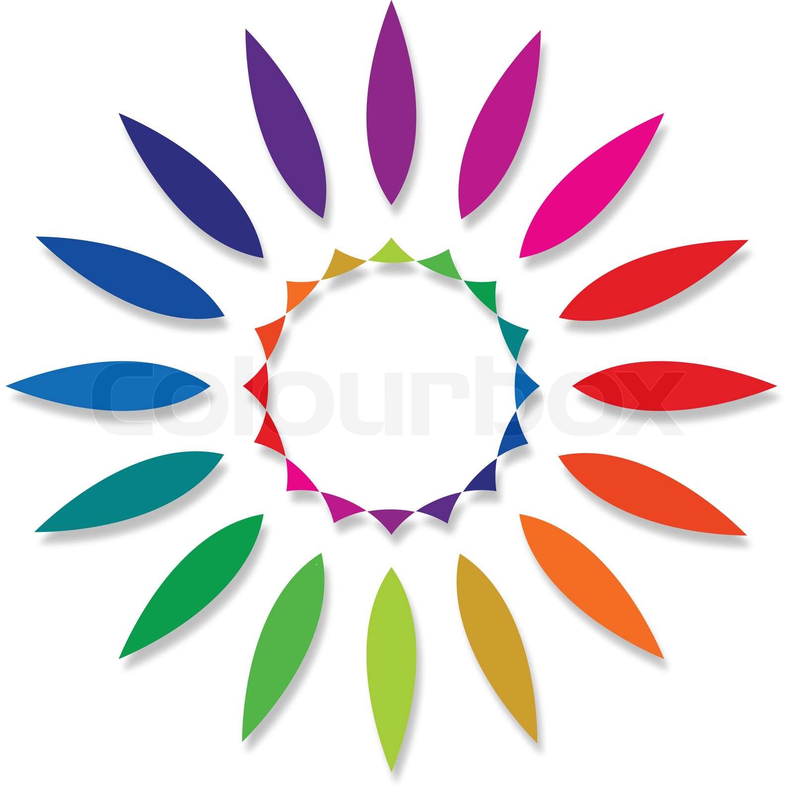 round color palette | Stock vector | Colourbox