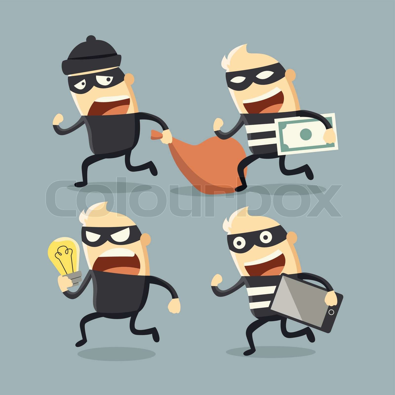 Dieb | Stock-Vektor | Colourbox