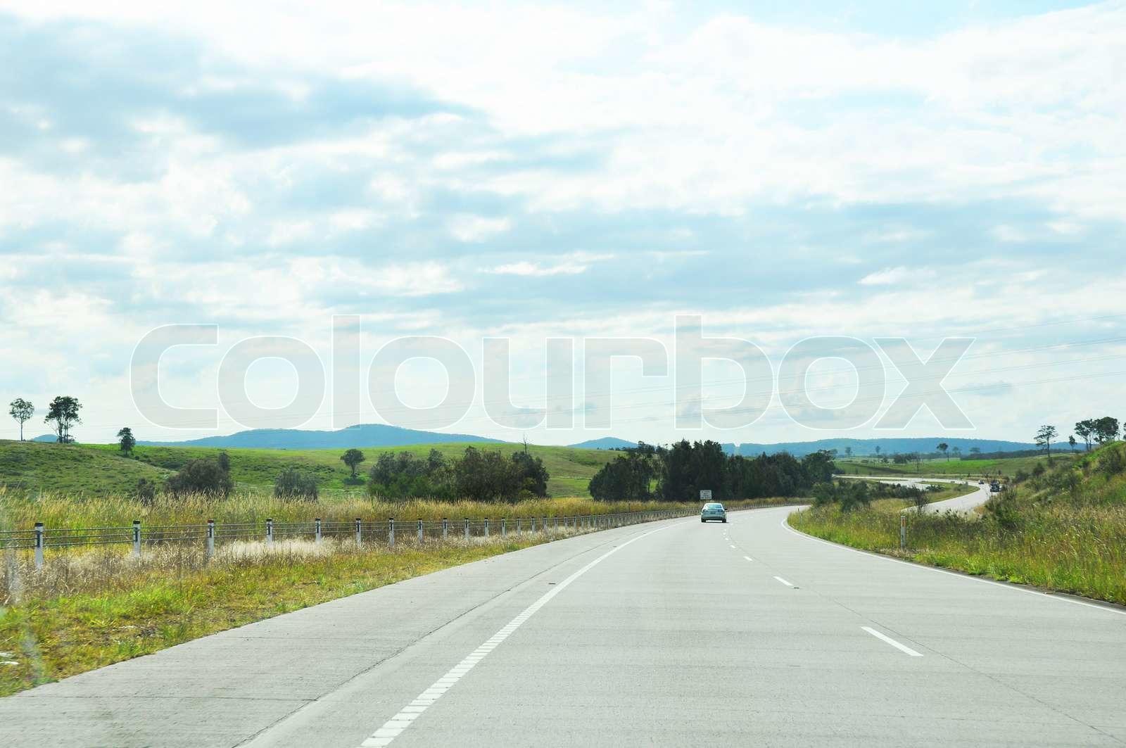 Road in the countryside of Australia | Stock image | Colourbox