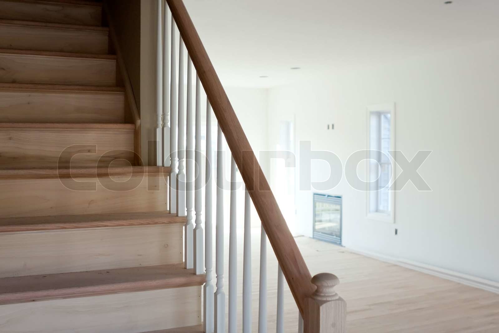 Unfinished Stairs Home Interior | Stock image | Colourbox