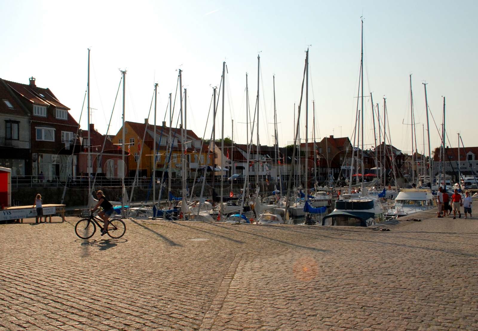 Allinge Harbour | Stock image | Colourbox