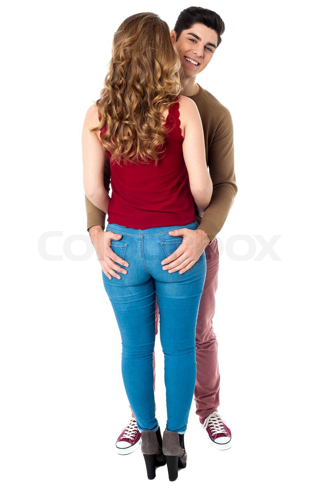 Love couple hugging each other | Stock image | Colourbox