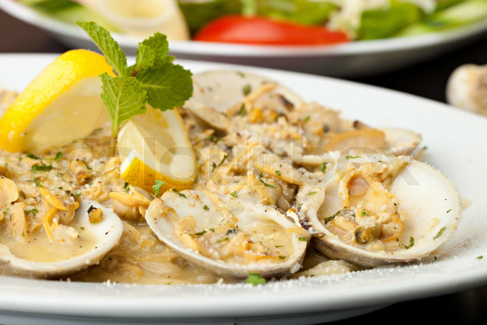 Pasta med muslinger | Stock foto | Colourbox